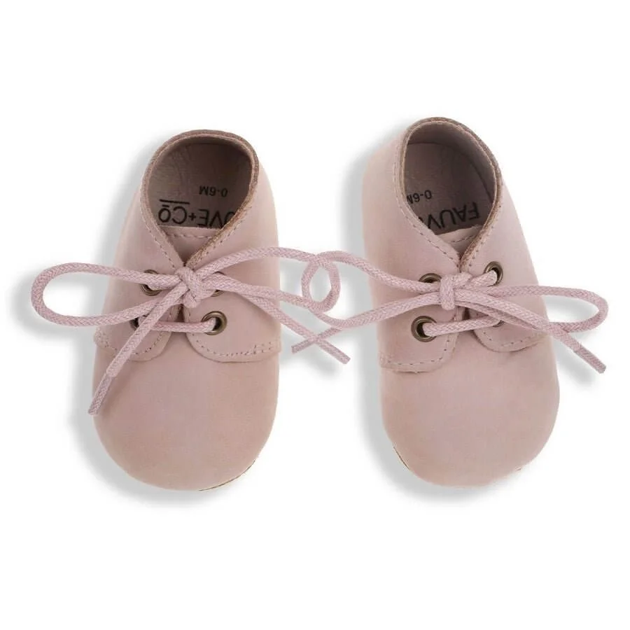 Charlie Leather Oxford Shoes - Dusty Rose — Jake + Co
