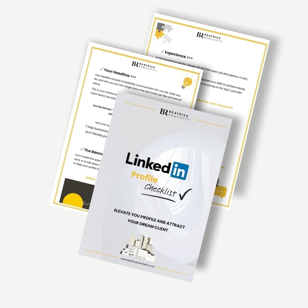 Free LinkedIn Profile Checklist
