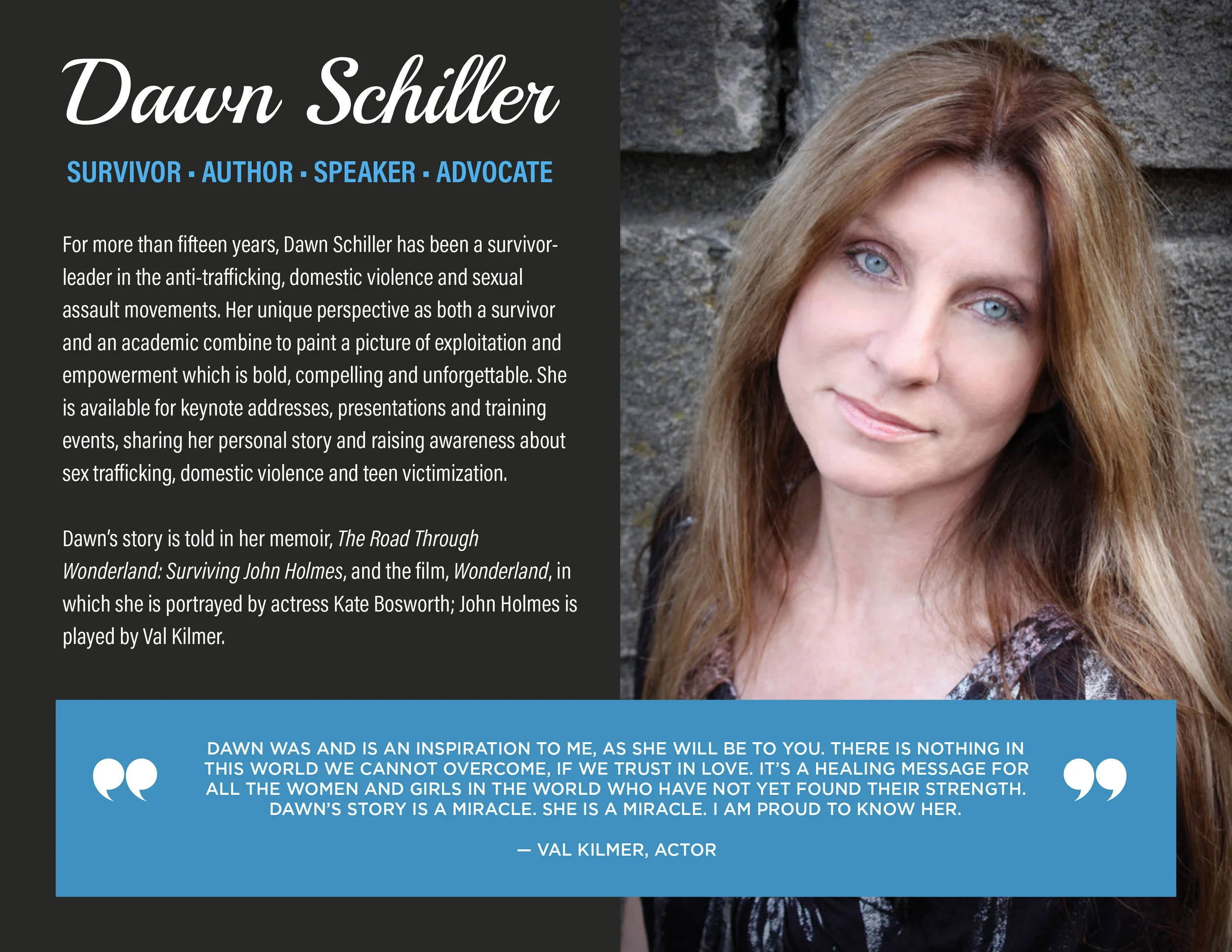 Dawn Schiller — Media Kit