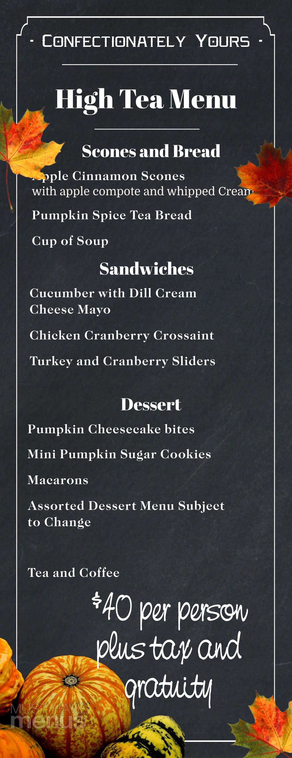 General 3 — Confectionately Yours