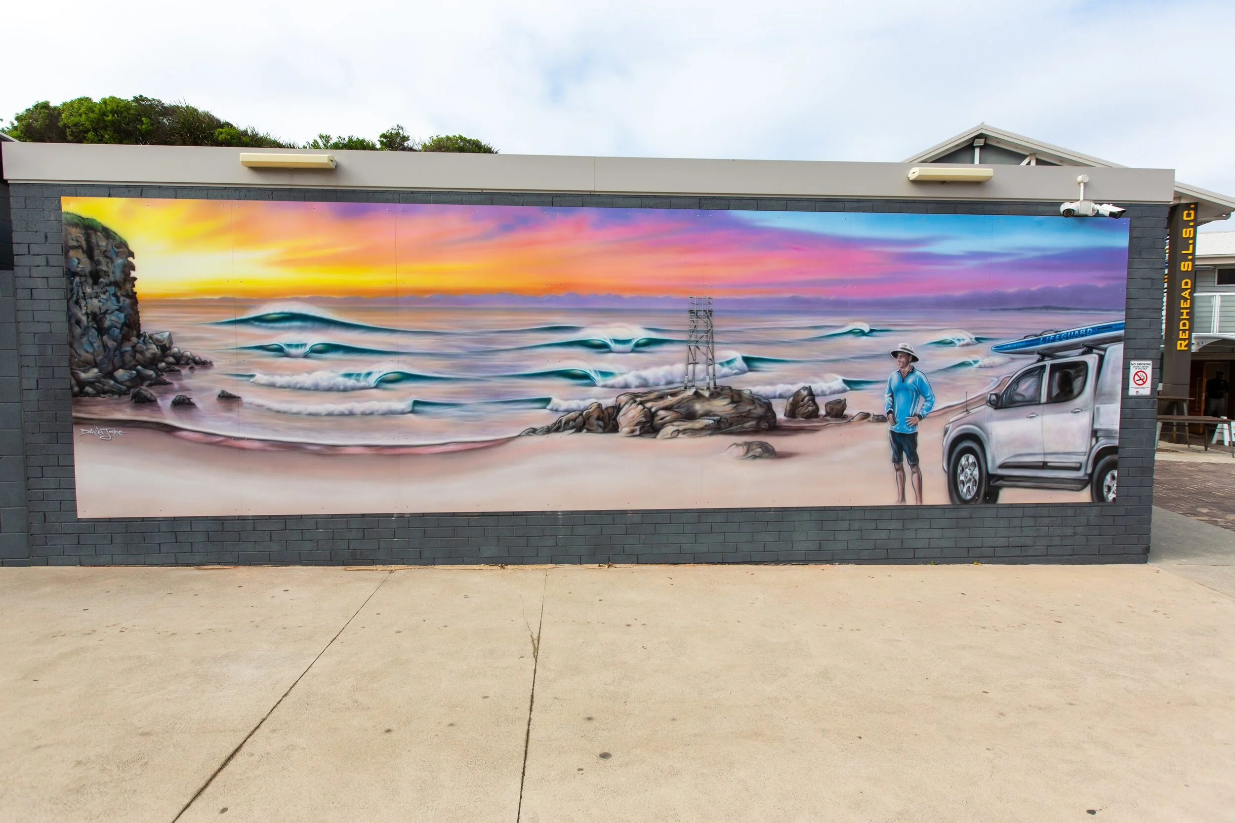 Smart Beaches murals welcome visitors to Redhead Beach — Coastal Safety ...
