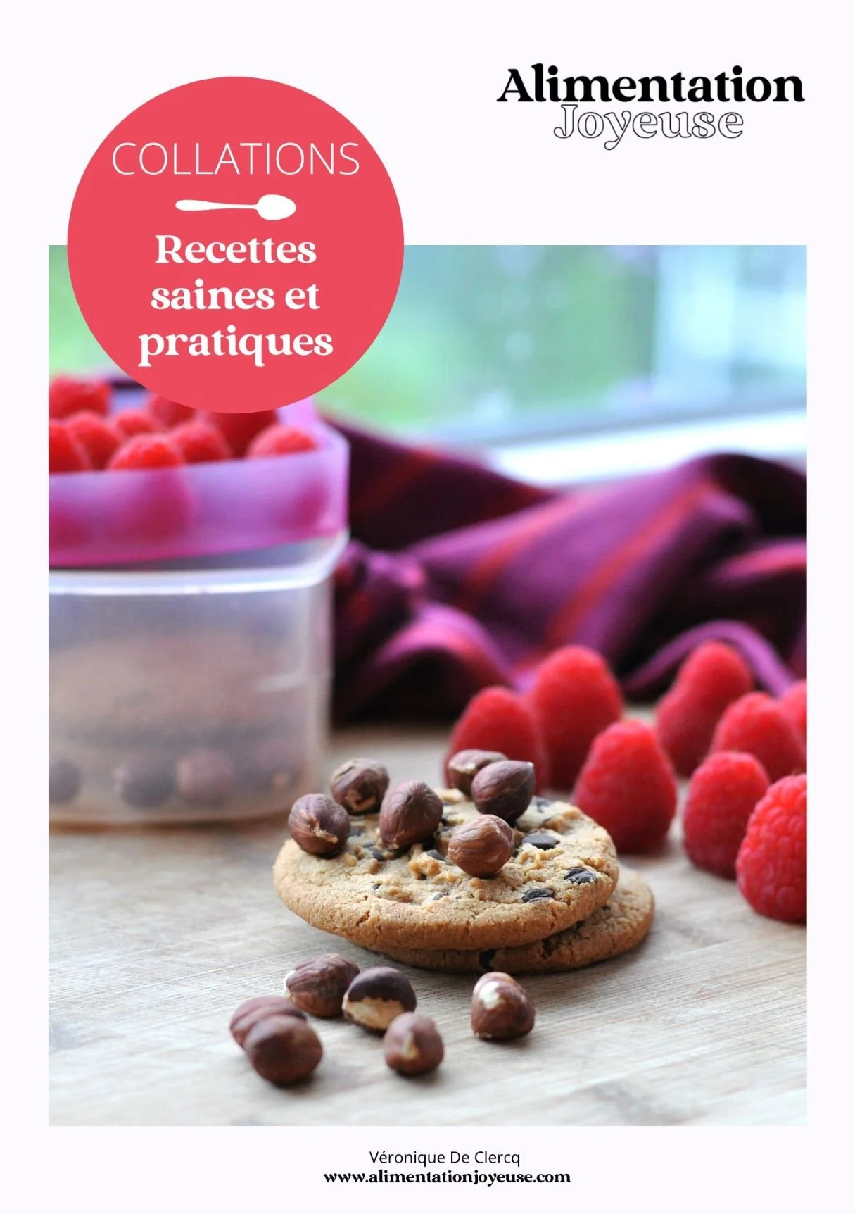 Collation saine: recette de cookies aux chocolat et noisettes ...