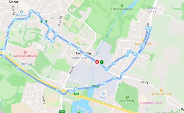 Sidcup Driving Test Routes - 16 Current Routes