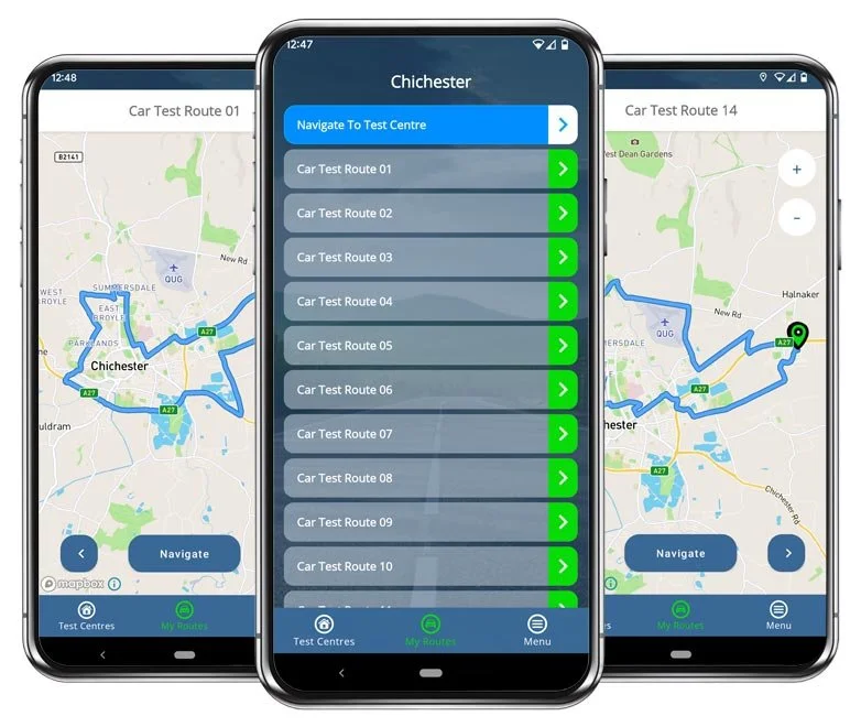 Chichester Driving Test Routes - Practice 16 REAL Routes