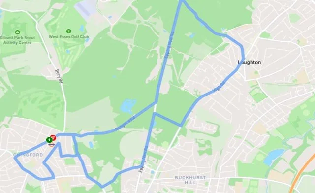 Chingford Driving Test Routes - 30+ REAL Car & ADI Routes