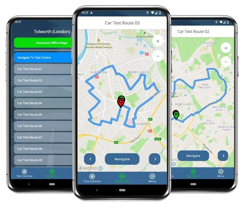 Tolworth Driving Test Routes - 19 REAL Routes