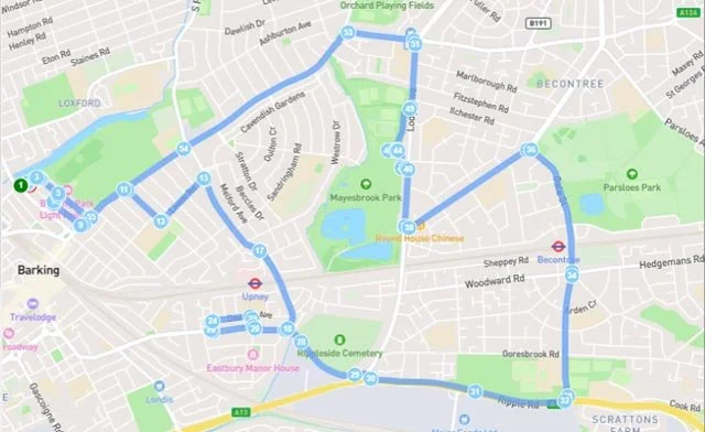 Barking Driving Test Routes - 18 Real Routes