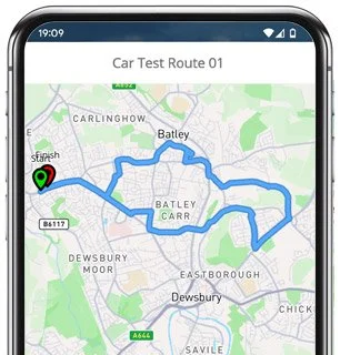 Heckmondwike Driving Test Routes - 18 Genuine Routes