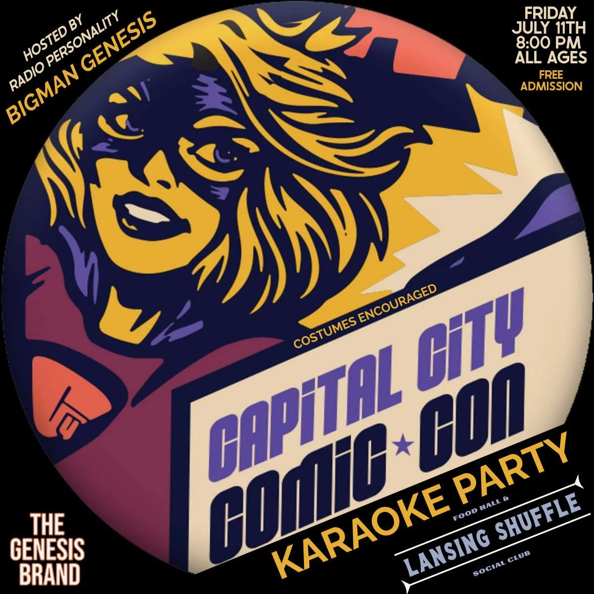 Capital City Comic Con Karaoke Party — Lansing Shuffleboard & Social Club