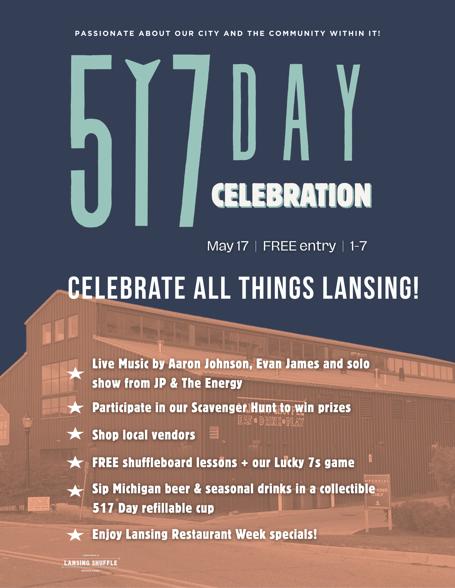 517 Celebration at Lansing Shuffle — Lansing Shuffleboard & Social Club