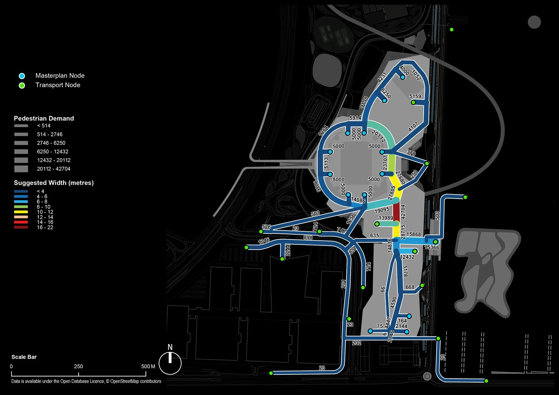 GIS Pedestrian Movement — GIS Consultancy for the built environment