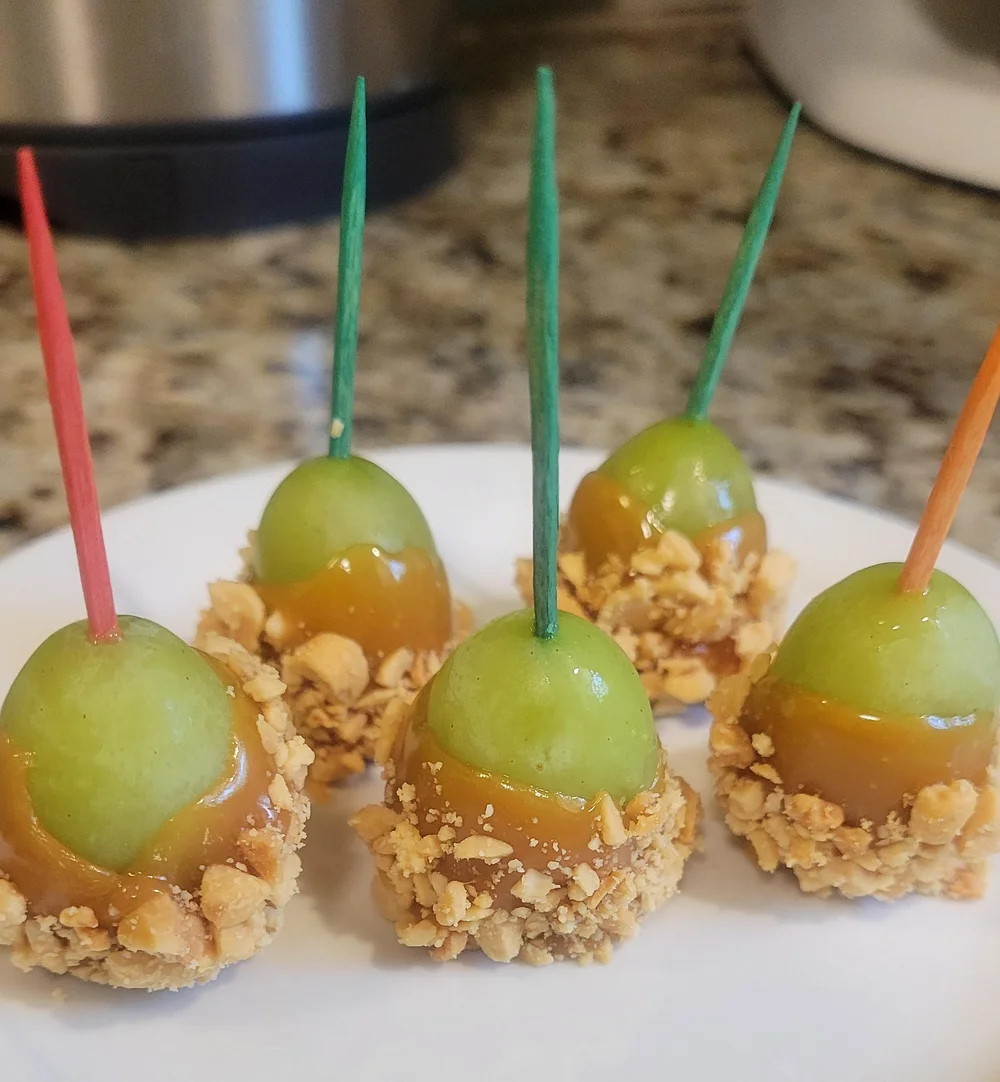 Caramel “Apple” Grape Bites — Marsh Meal Map