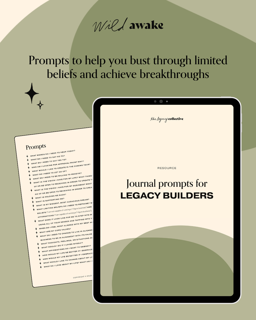 Journal Prompts for Legacy Builders — Wild Awake Creative