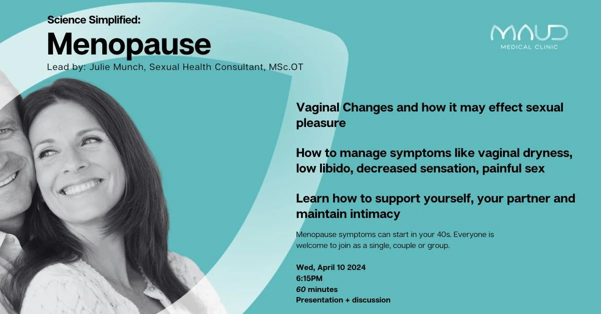 Sexual Function for women in menopause. Julie Munch -Sexual health ...