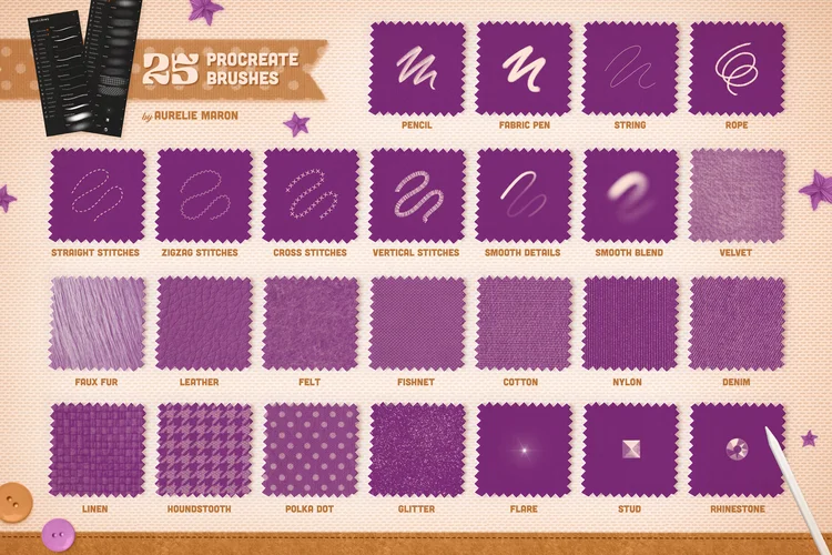 Retro Sign Toolkit for Procreate — Aurelie Maron