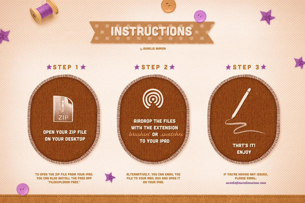 3D Letters Toolkit for Procreate — Aurelie Maron