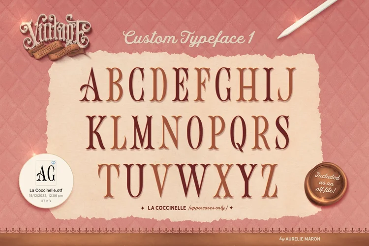 Whimsical Lettering Toolkit for Procreate — Aurelie Maron