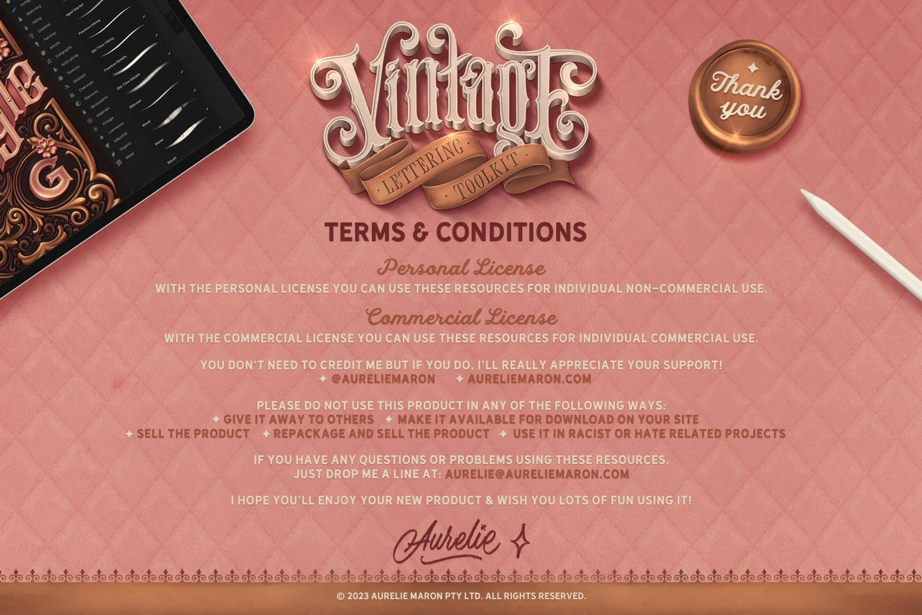 Chalk Lettering Toolkit for Procreate — Aurelie Maron