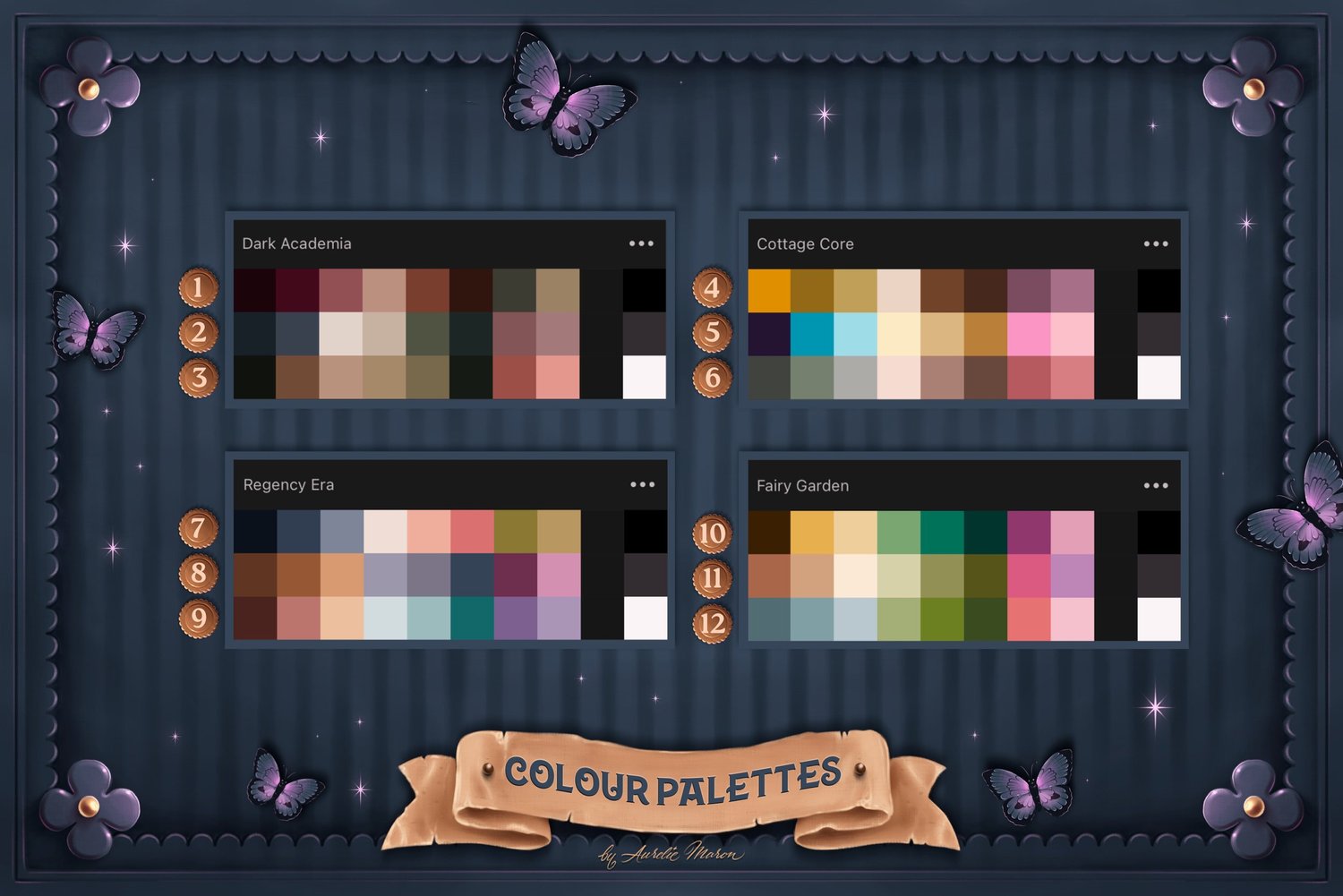 Retro Sign Toolkit for Procreate — Aurelie Maron