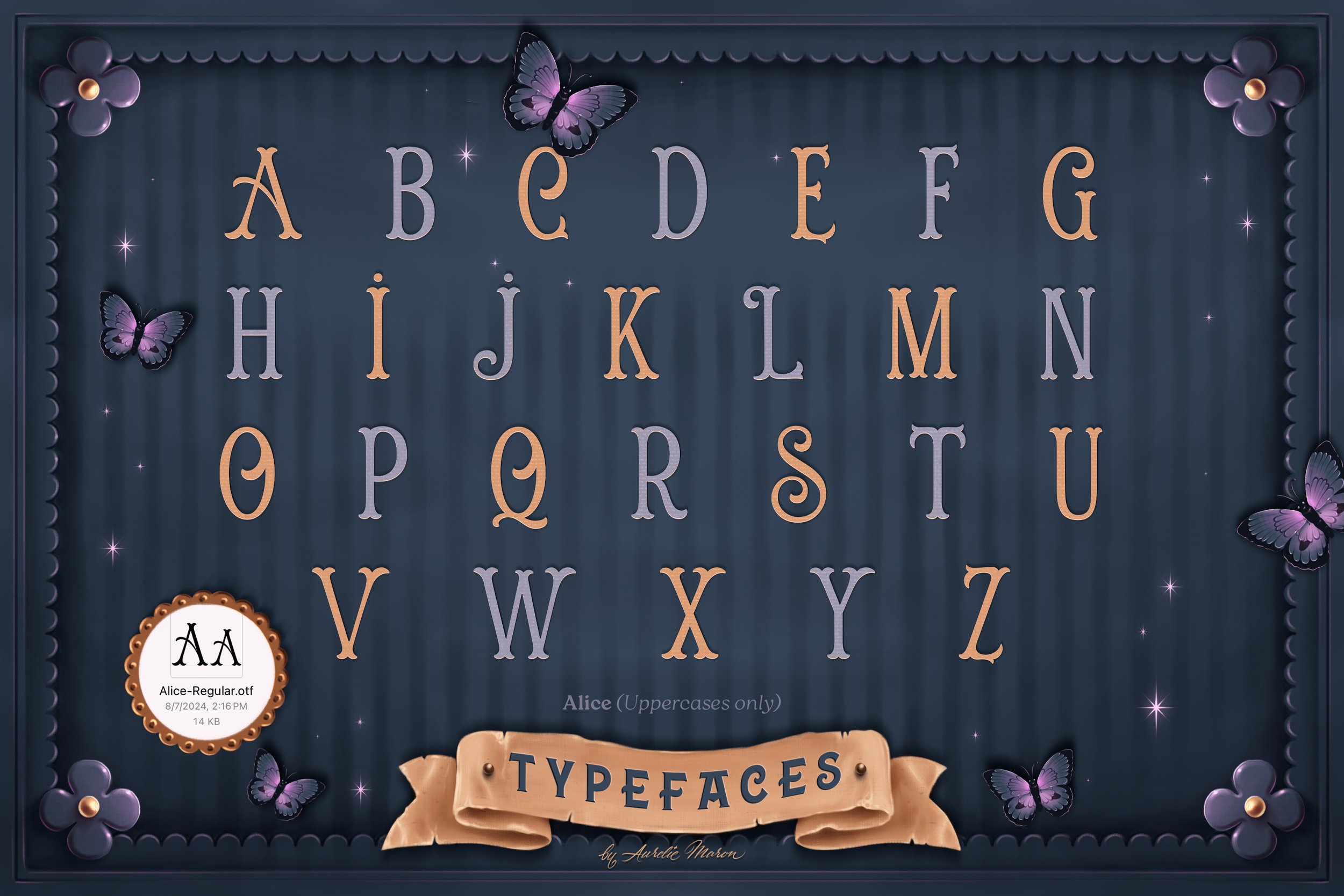 Nostalgia Lettering Toolkit for Procreate — Aurelie Maron