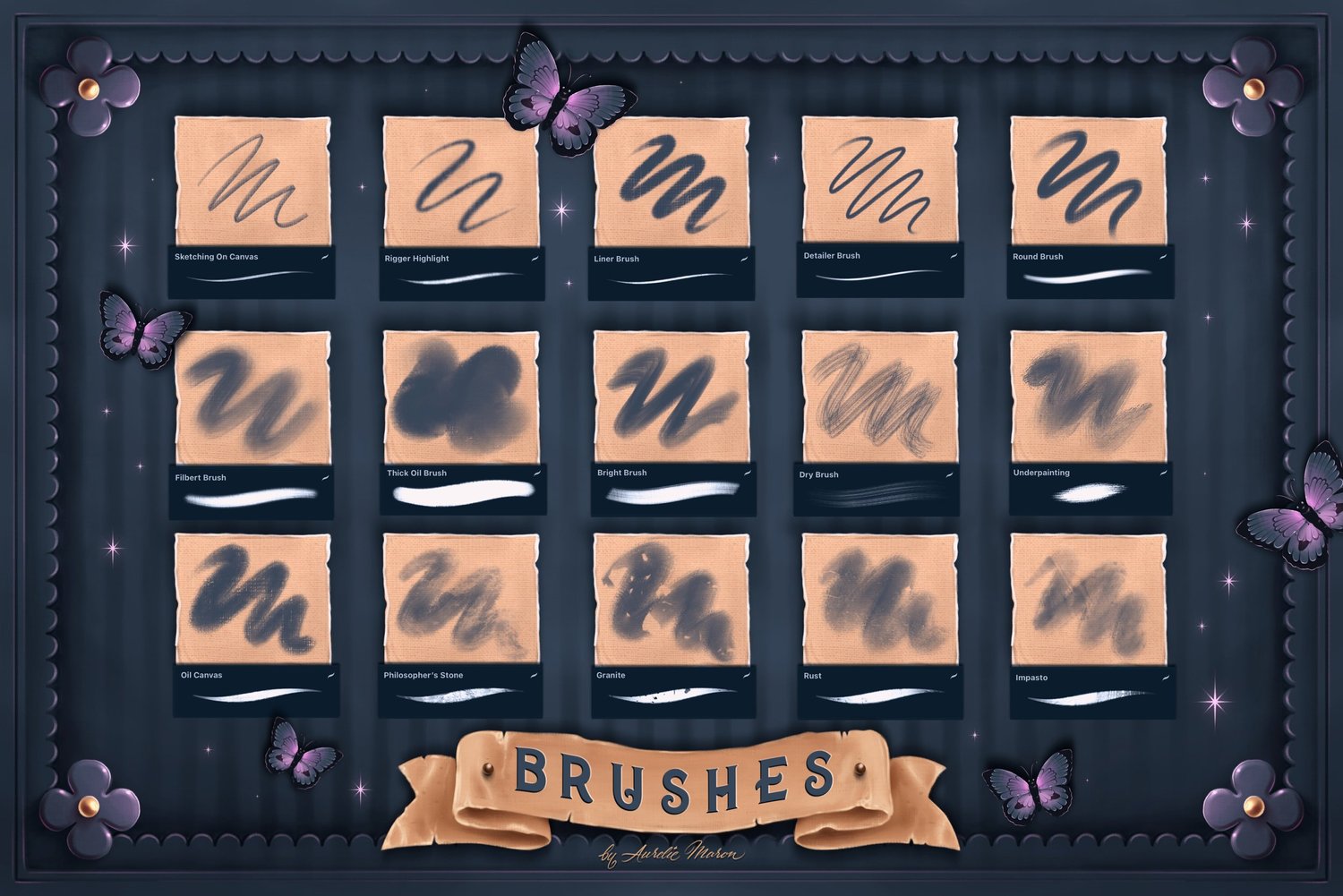 Retro Sign Toolkit for Procreate — Aurelie Maron