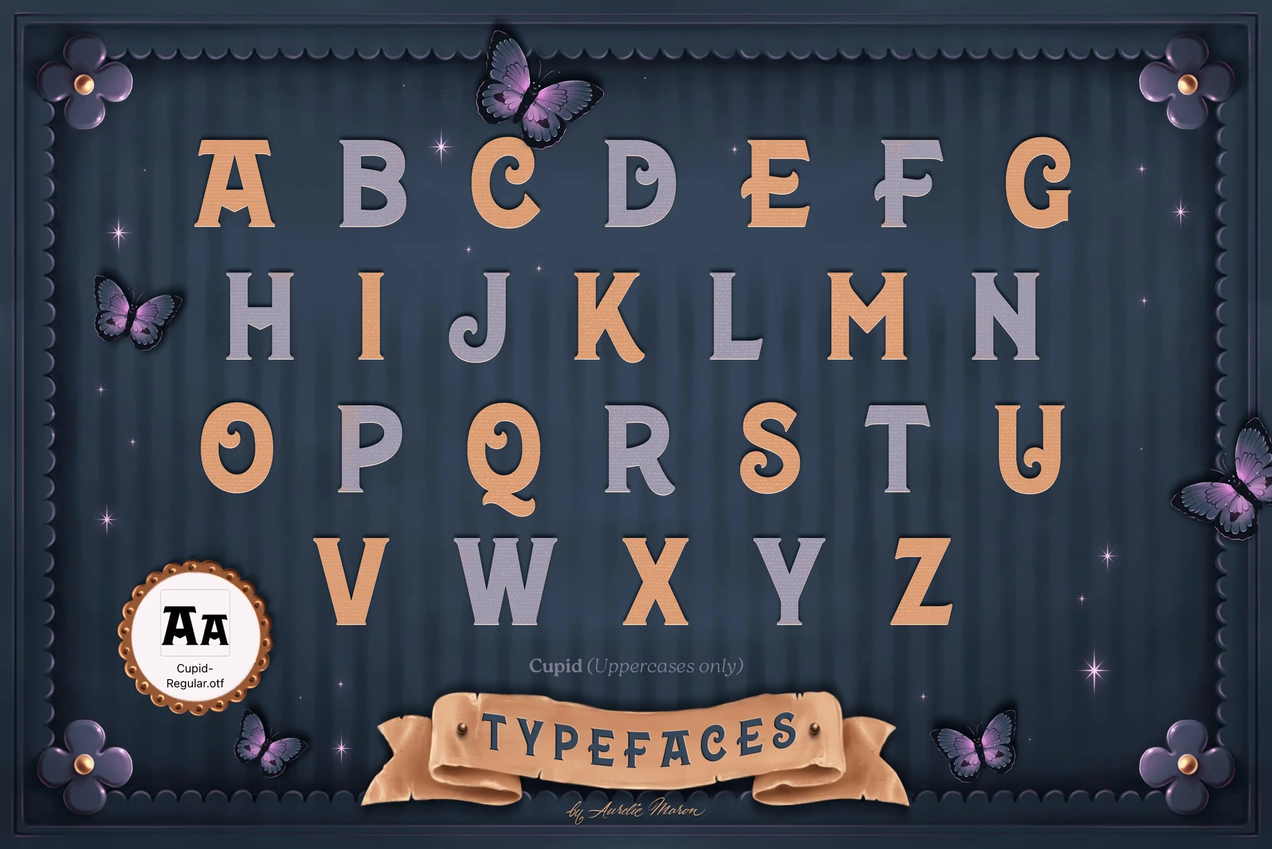 Nostalgia Lettering Toolkit for Procreate — Aurelie Maron