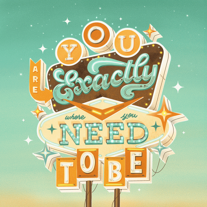 How to Create a Vintage Retro Sign with Procreate