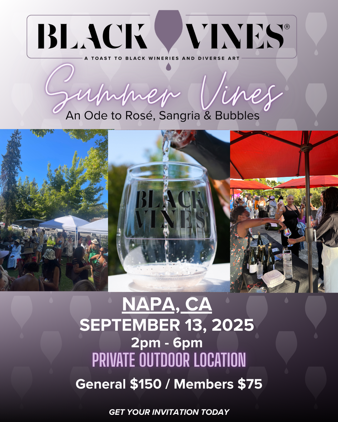 SUMMER VINES 2025 NAPA EDITION — Welcome to the New Black Vines Community