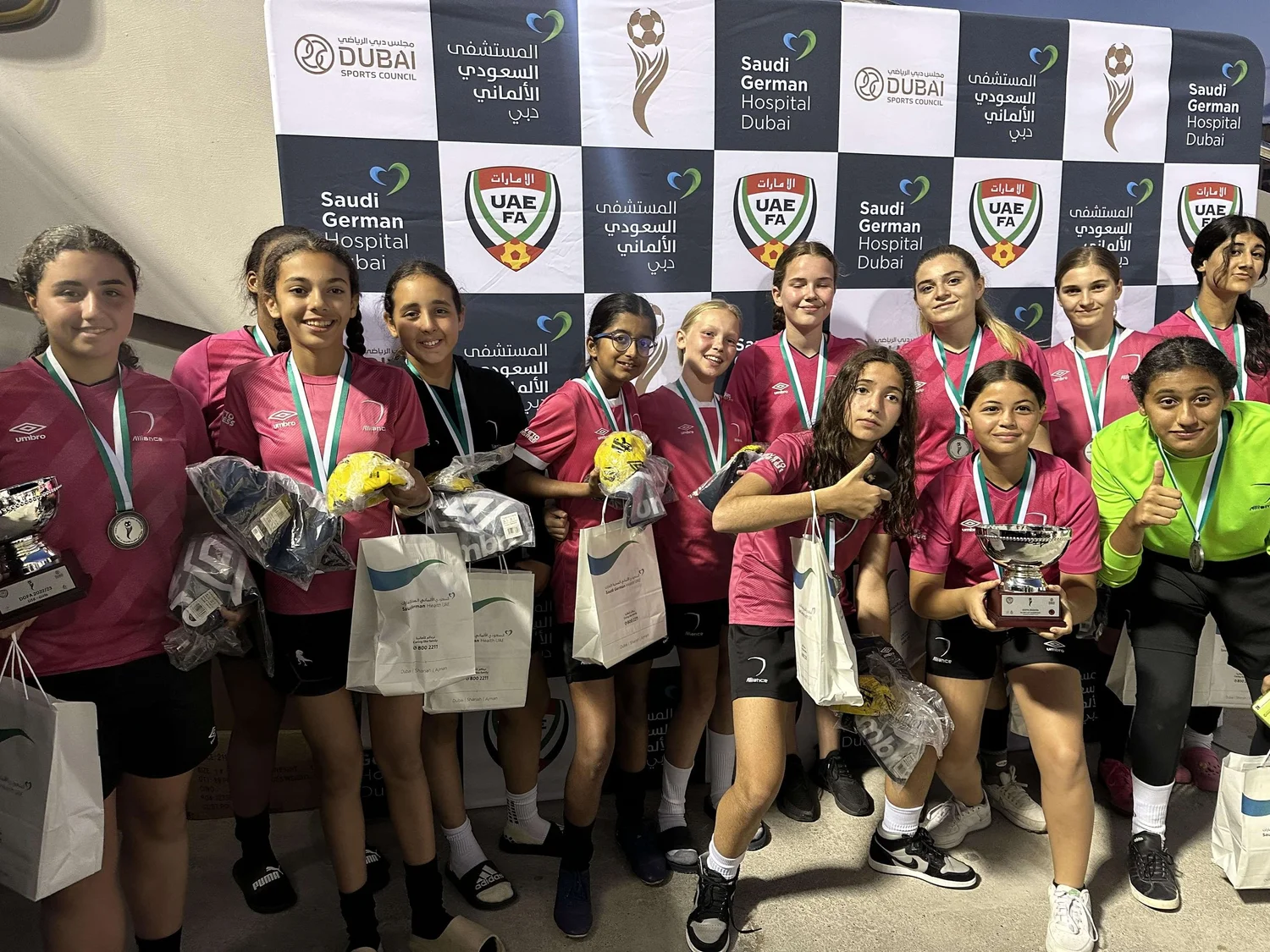 Alliance Women and Girls Shine in UAE Football Competitions — Girls ...