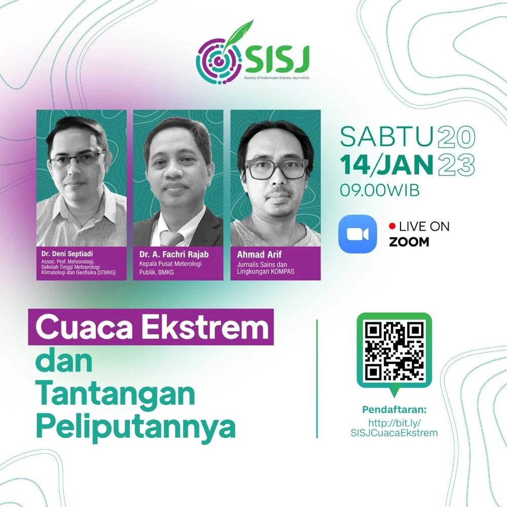 Webinar — SISJ - Society of Indonesian Science Journalists