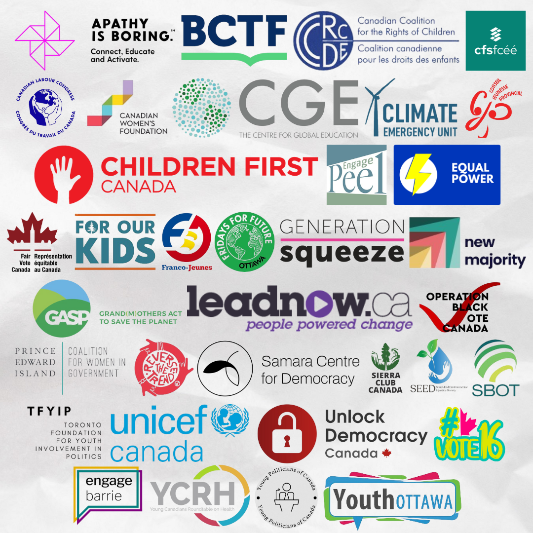 Statement on Extending the Voting Age — #Vote16 Canada