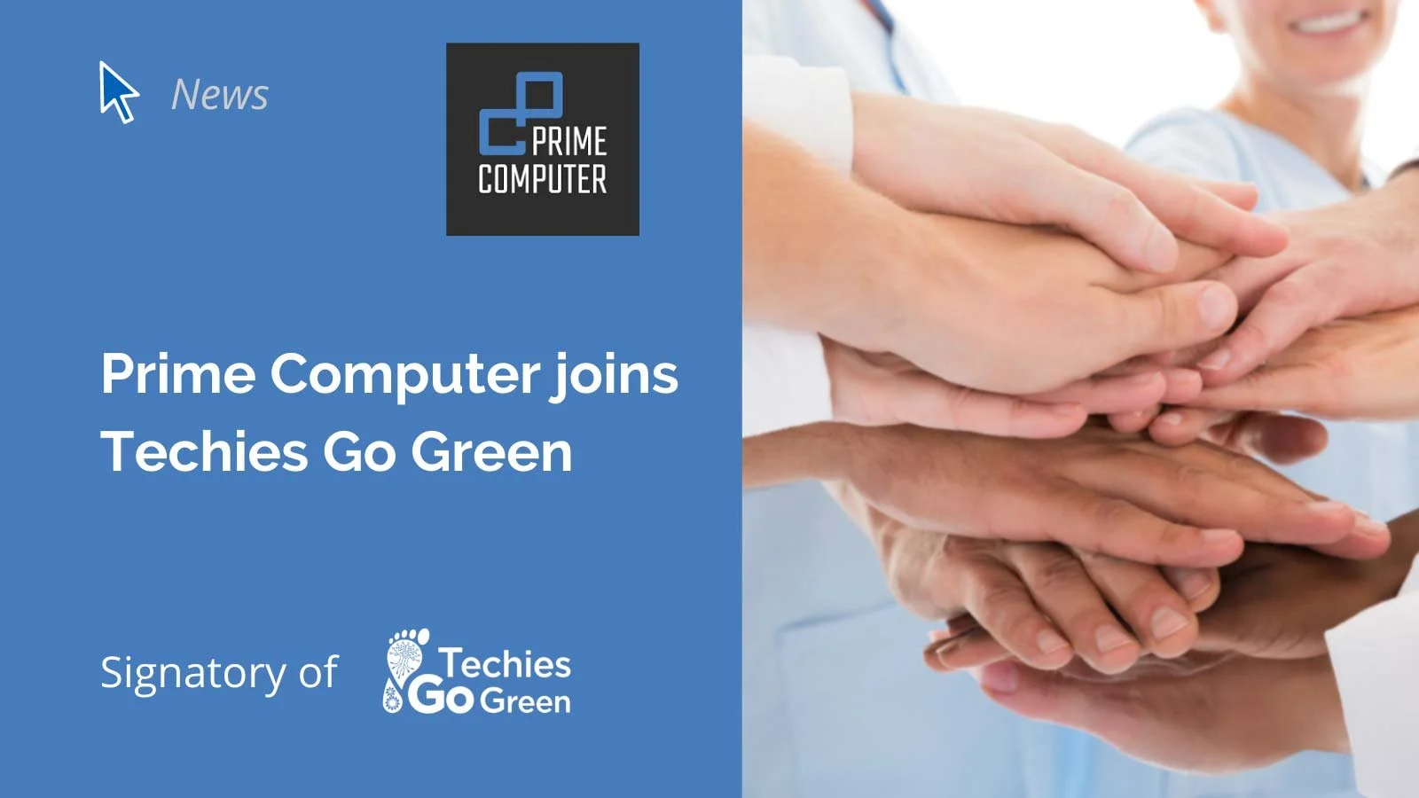 Prime Computer Joins Techies Go Green — Techies Go Green