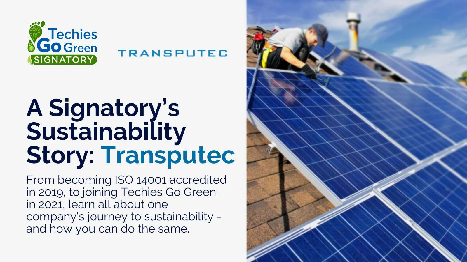 Transputec's Sustainability Story — Techies Go Green
