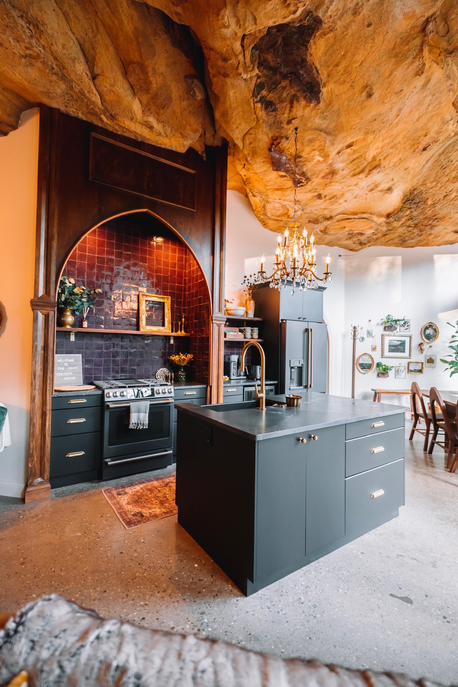 The Cave — Luxury Hocking Hills, Ohio Cabins & A-Frame | Dunlap Hollow