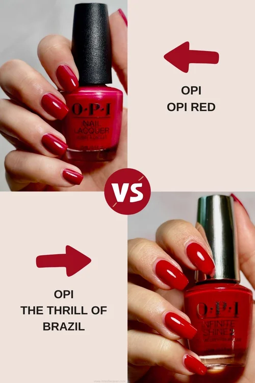 OPI Comparisons: OPI Red