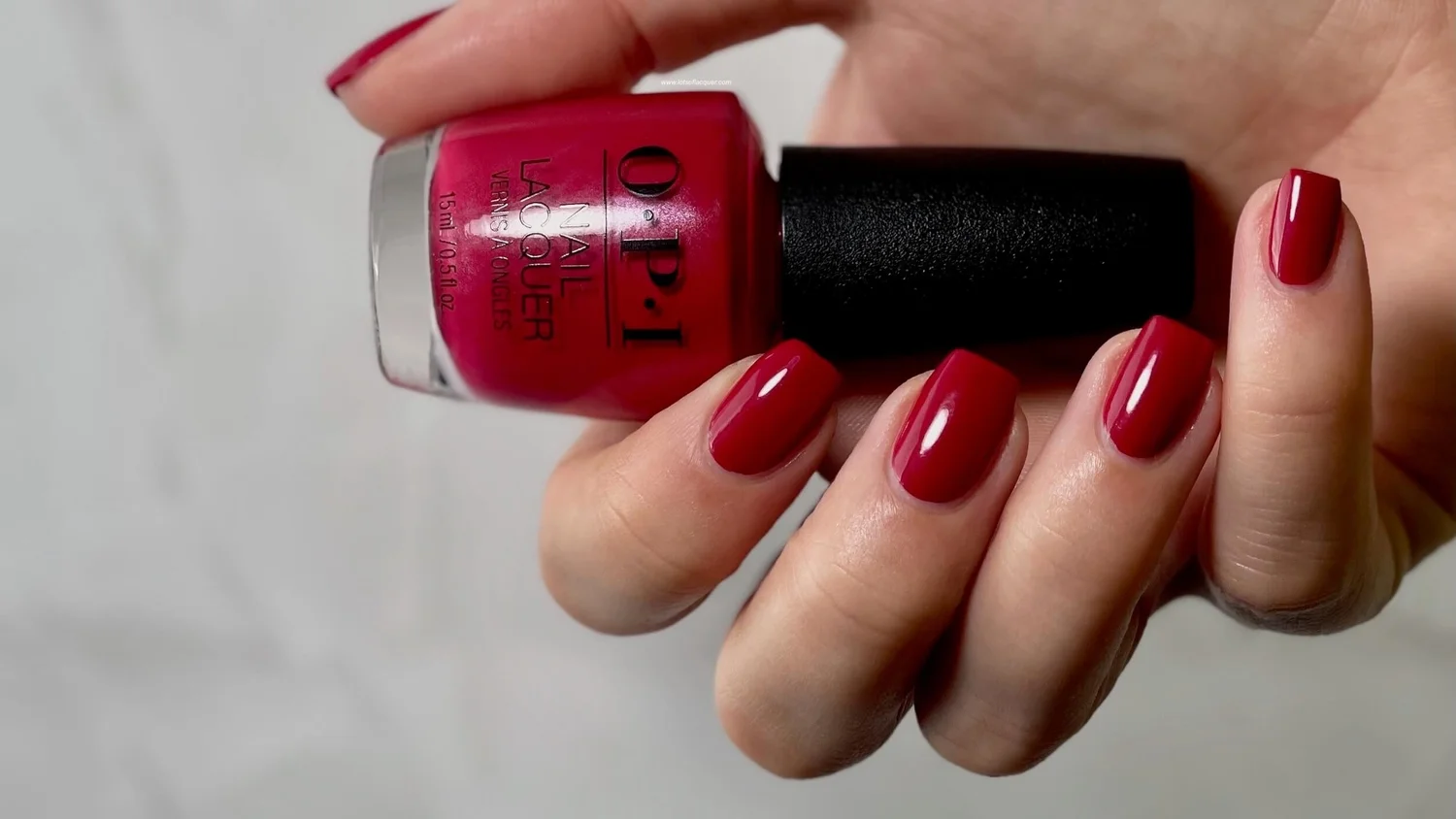 OPI Comparisons: OPI Red