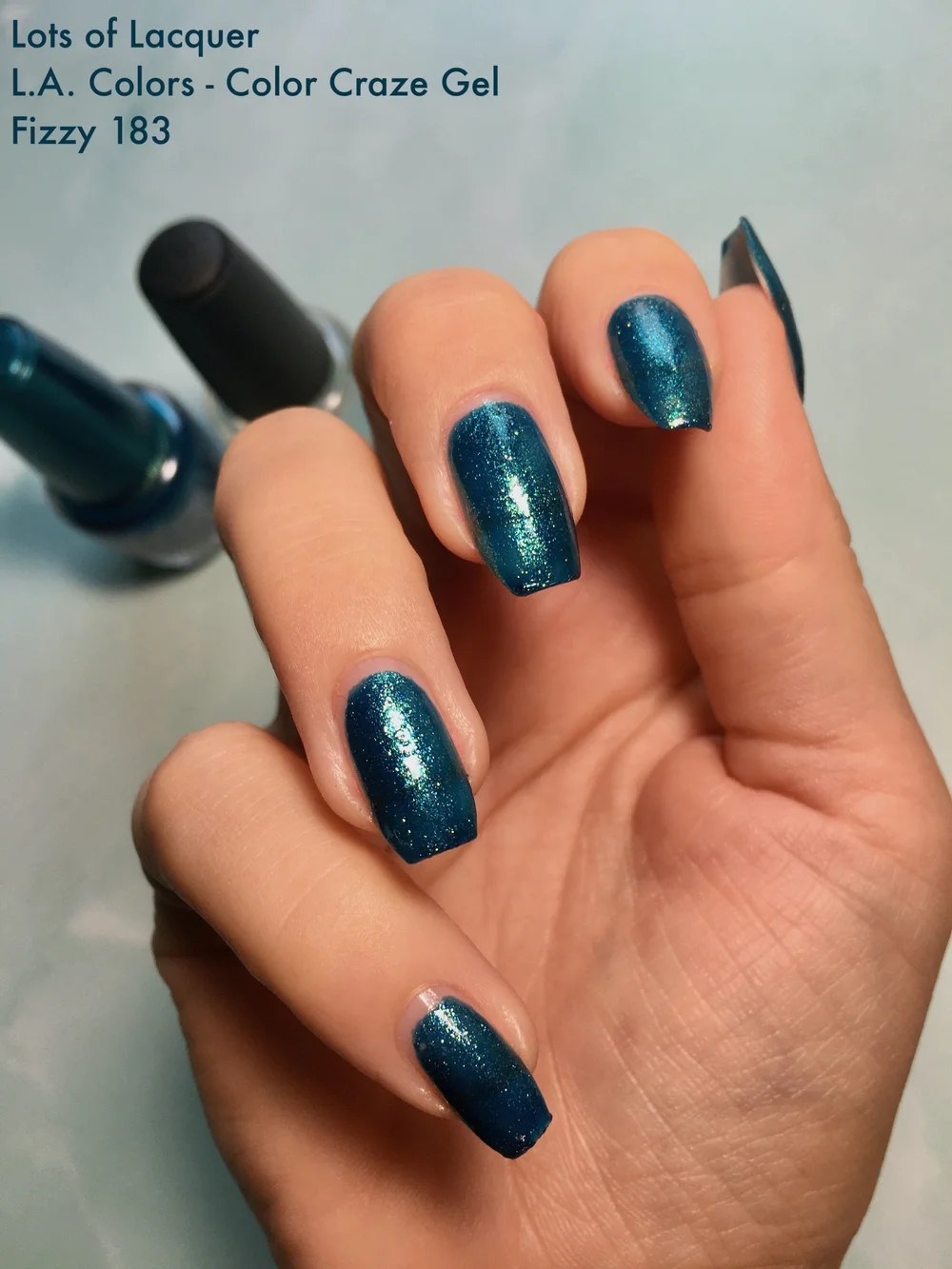 L.A. Colors Color Craze Absolute And Fizzy Swatches — Lots of Lacquer