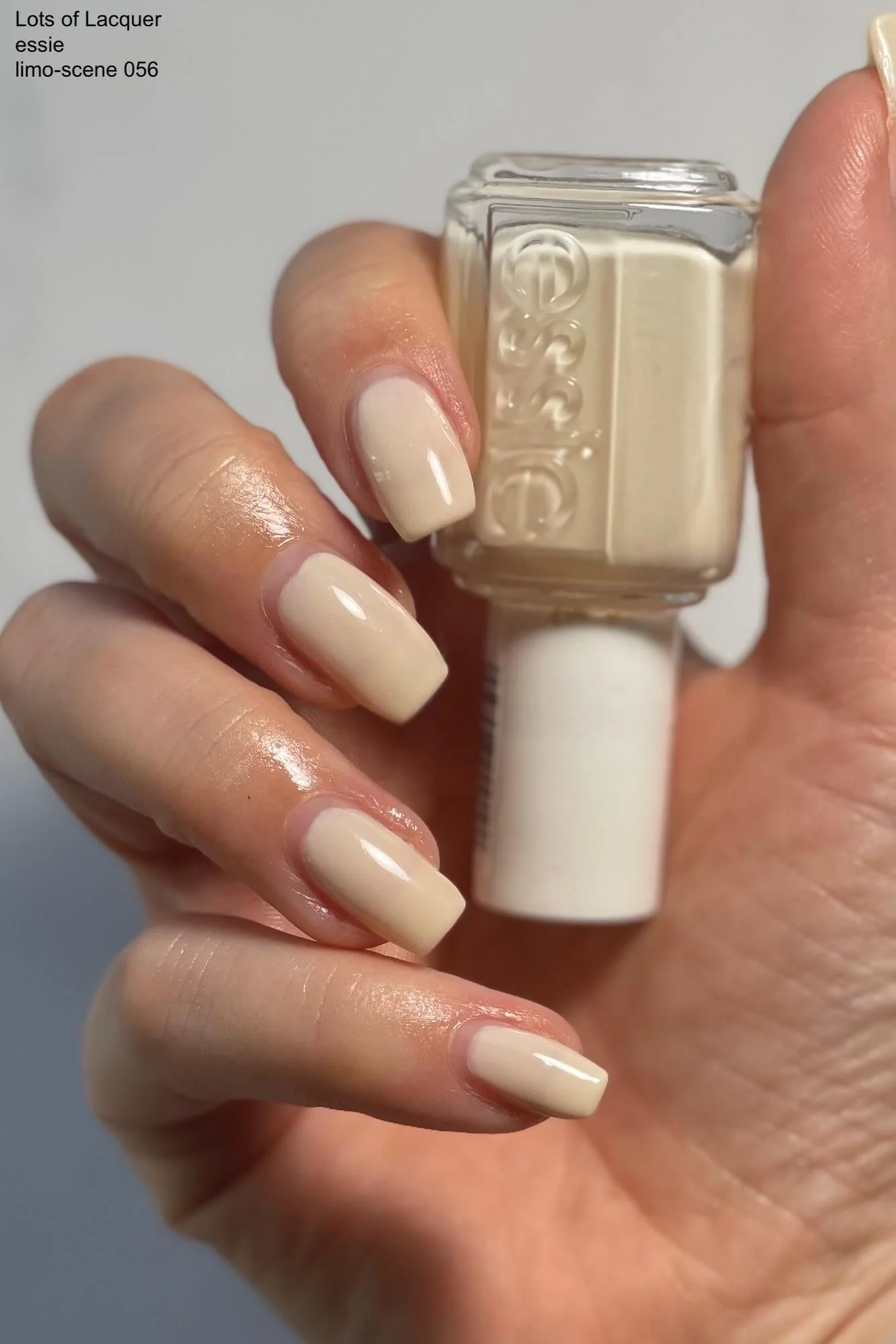 essie ballet slippers VS limo-scene — Lots of Lacquer