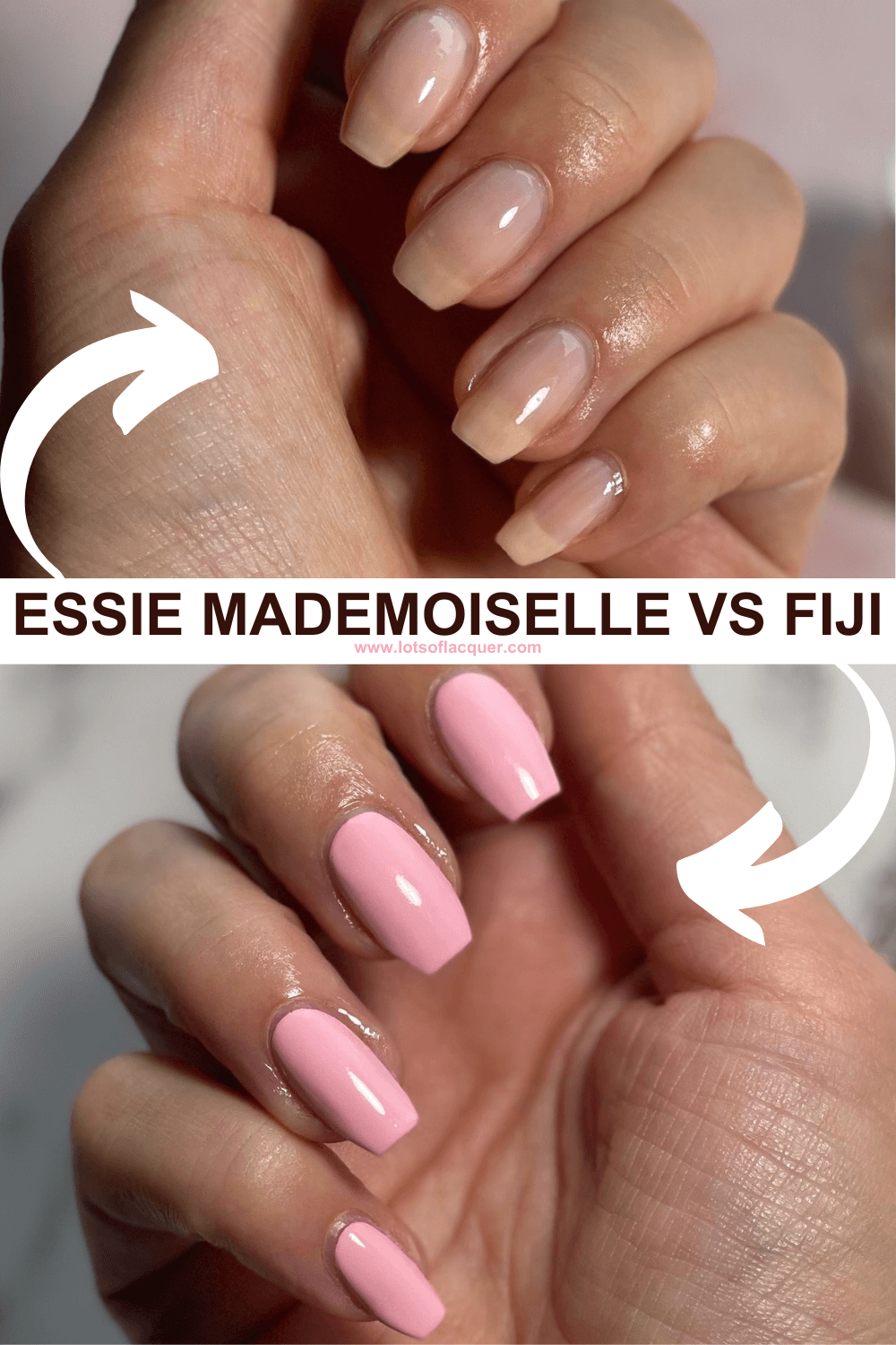 Essie Pink Swatches