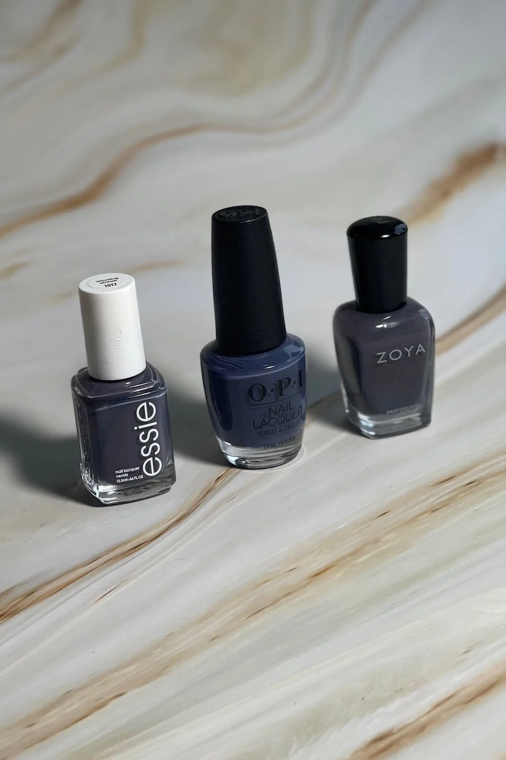 Dark Blue Winter Nails — Lots of Lacquer