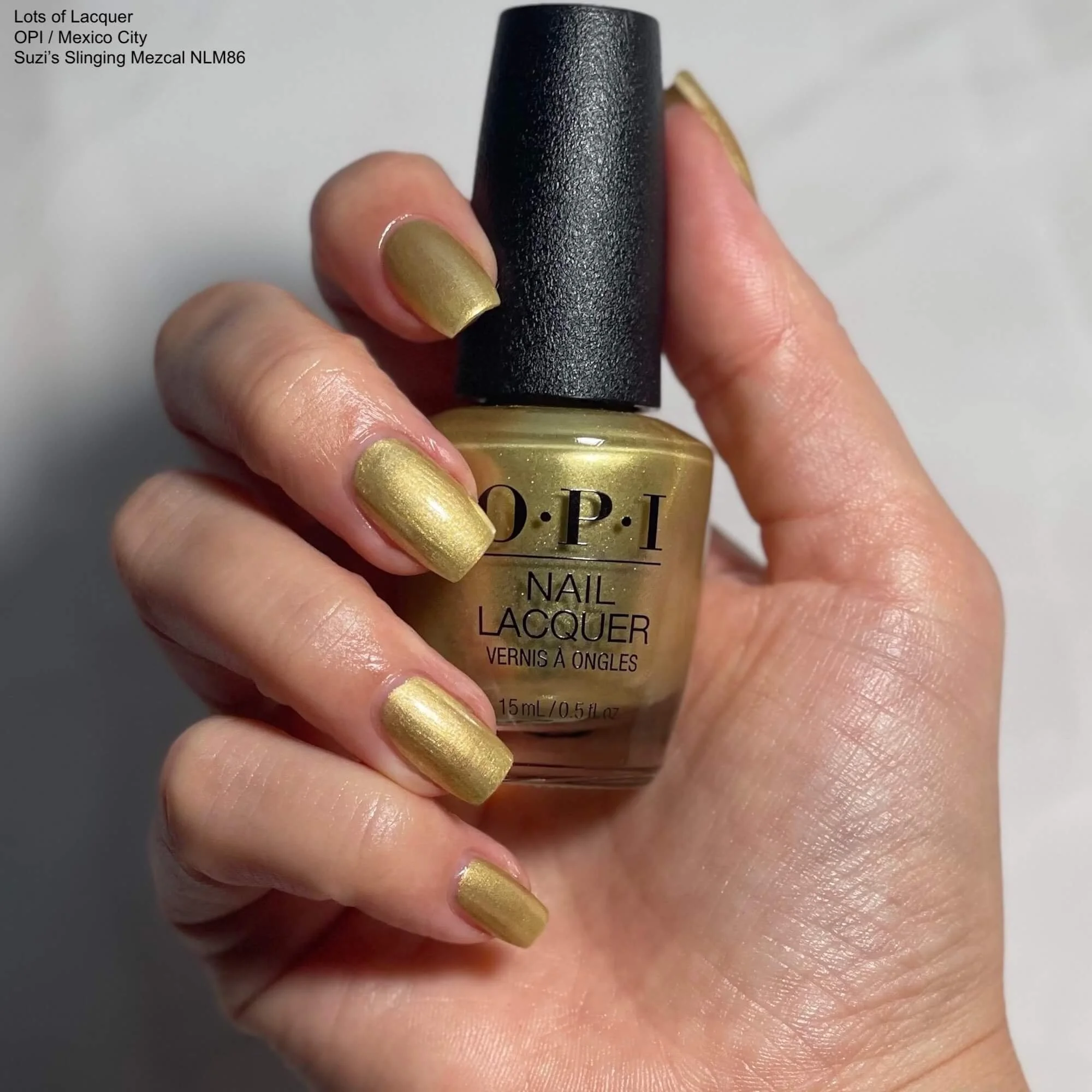Metallic Gold Nail Polish Opi