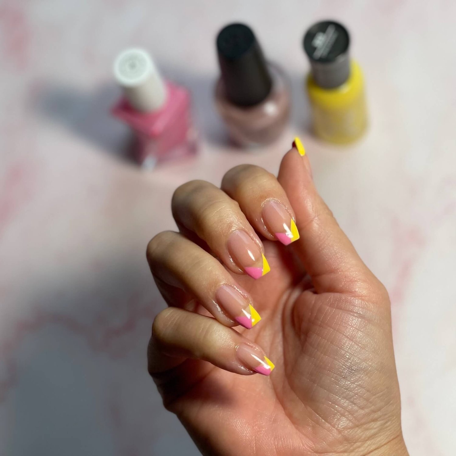 Pink Lemonade Nails