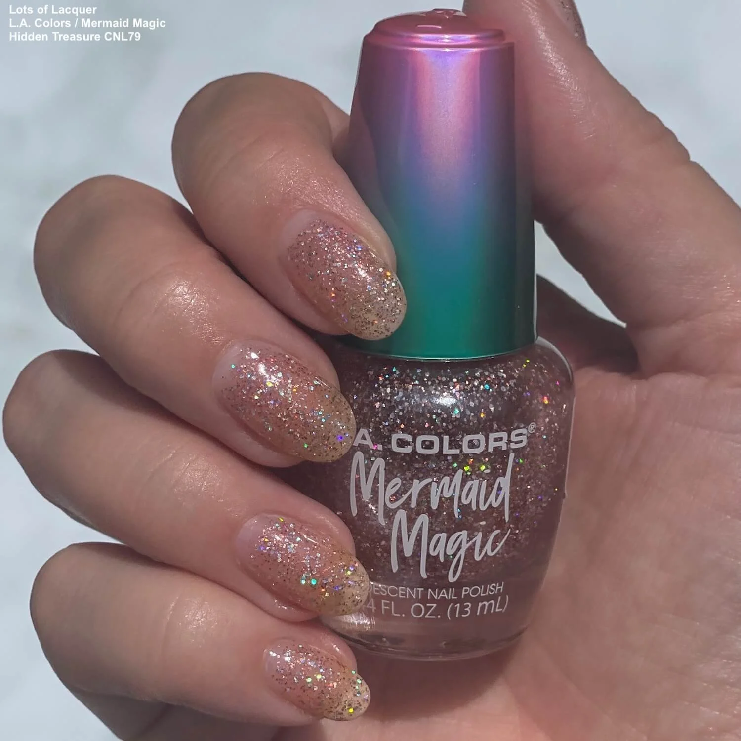 L.A. Colors Mermaid Magic Swatches