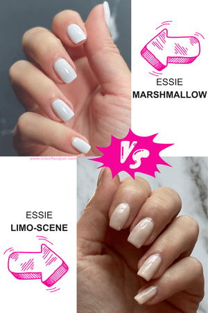 essie marshmallow Comparisons
