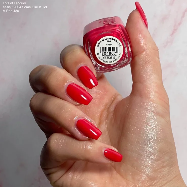 essie Red Nail Polish — Lots of Lacquer