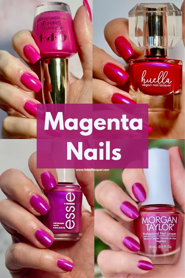 Vibrant Magenta Nails That Turn Heads
