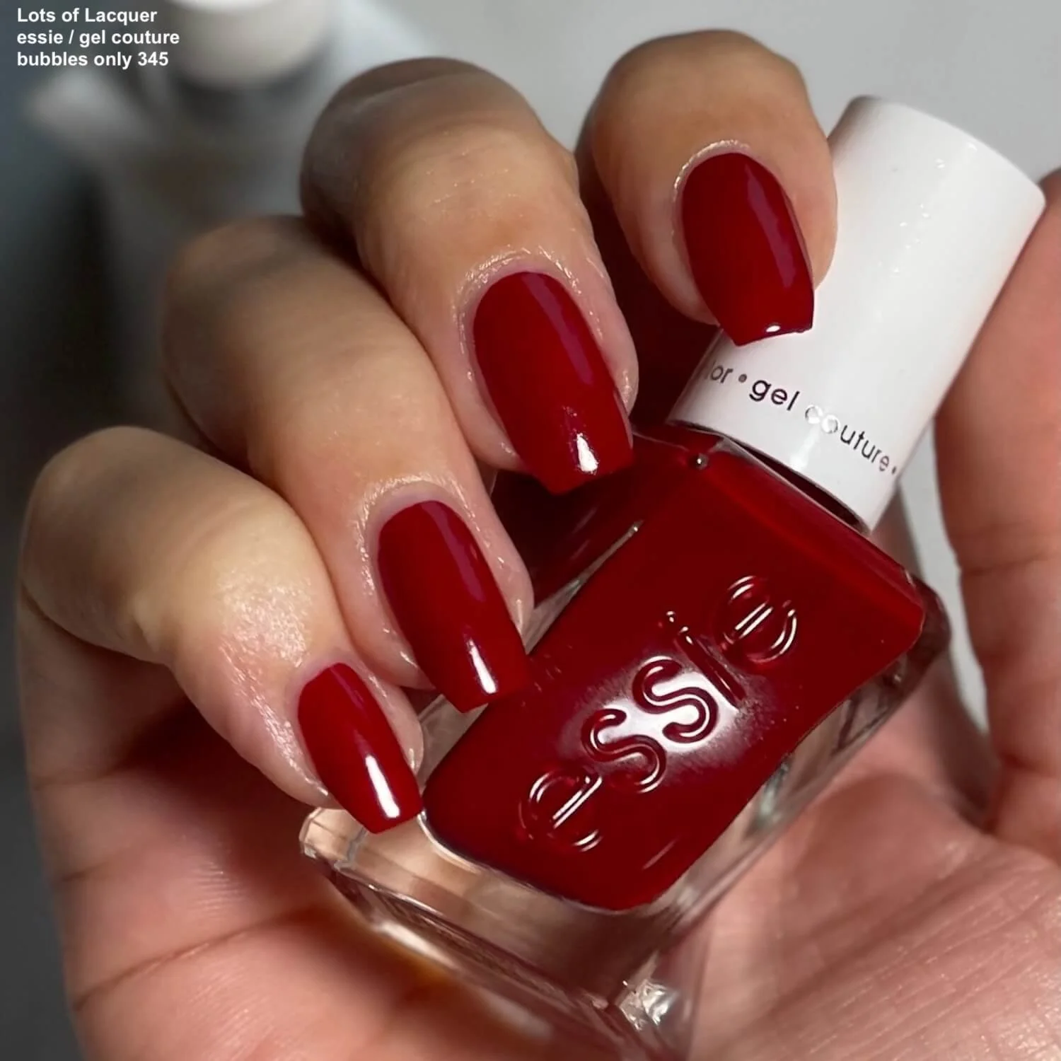 essie gel couture bubbles only VS forever yummy