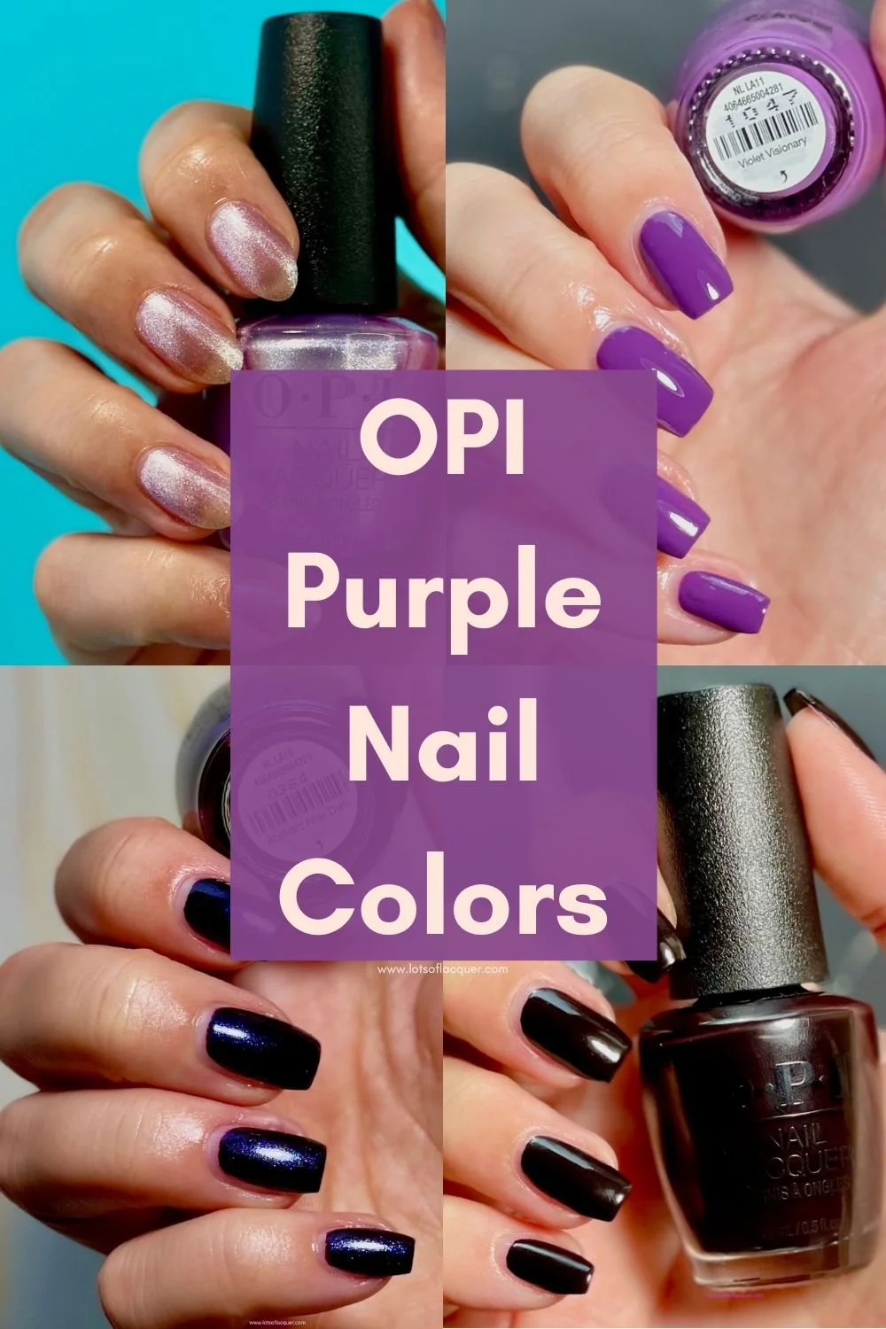OPI Purple Nail Polish Swatches