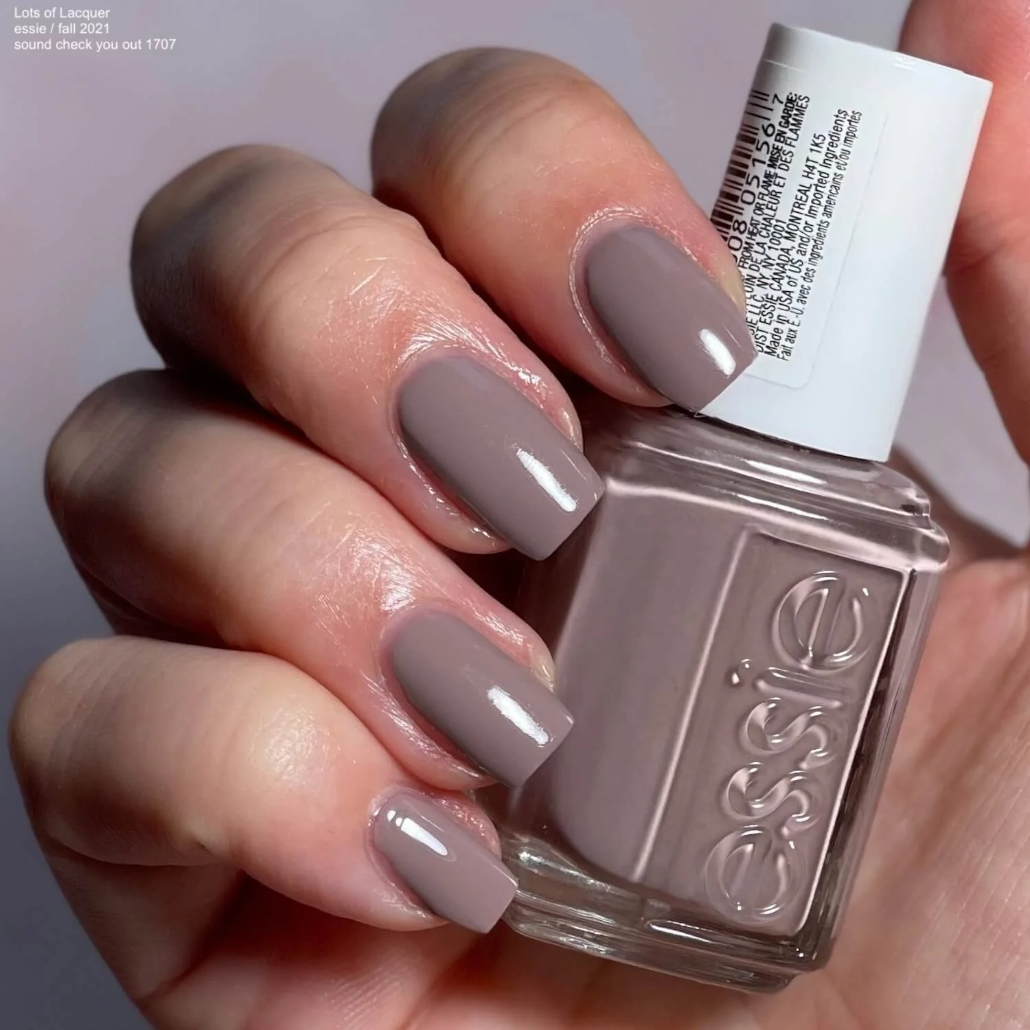 Essie Miss Fancy Pants Vs Chinchilly