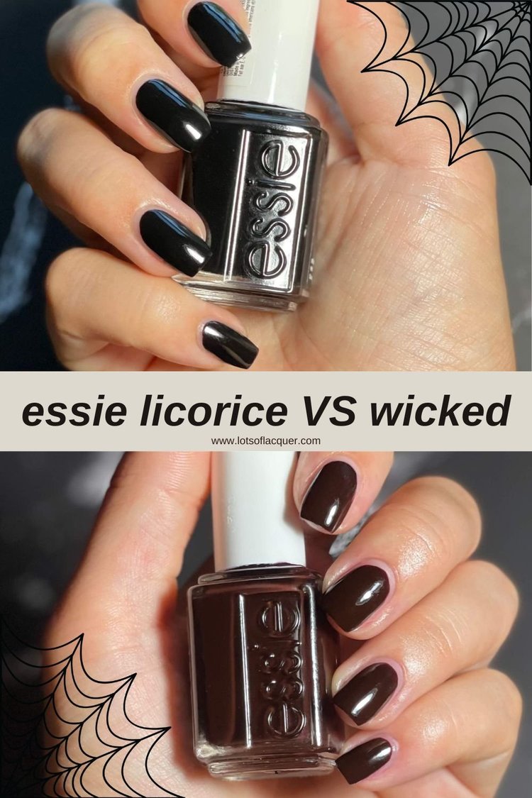 essie wicked VS licorice